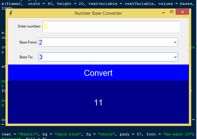 Number Base Converter App In Python With Source Code Sourcecodester